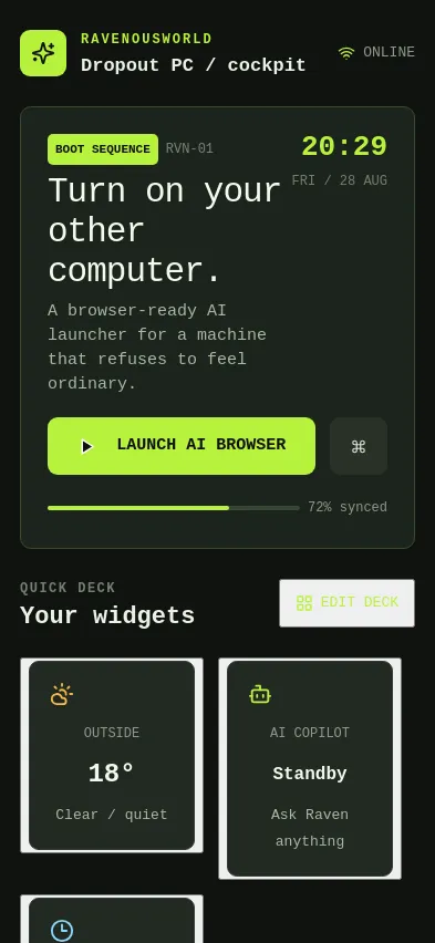 RavenousWorld PC Launcher