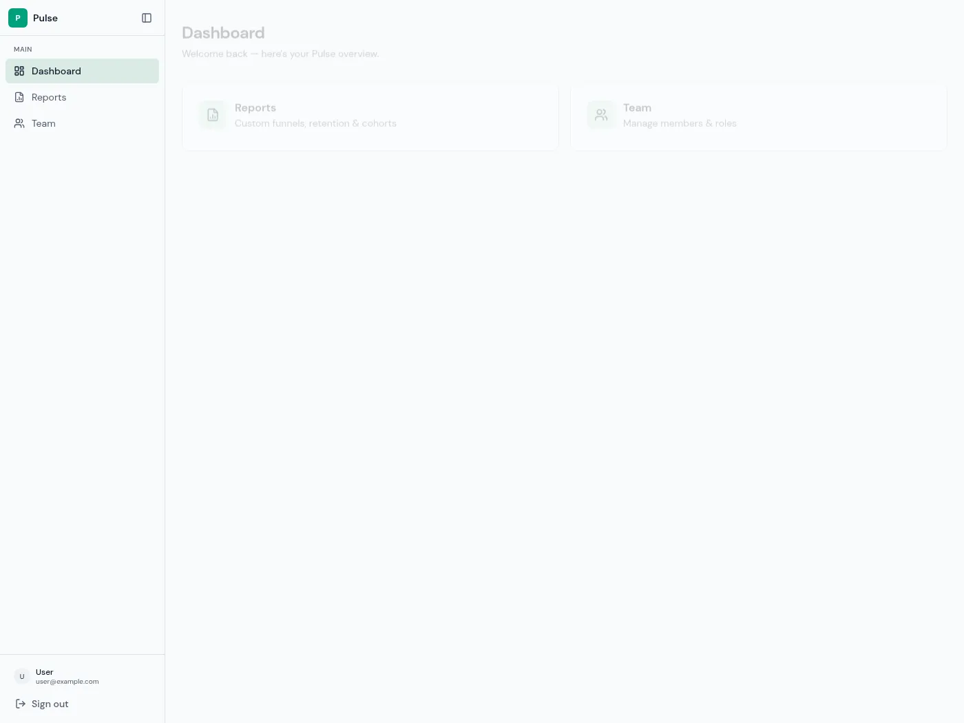 Pulse Metrics Dashboard
