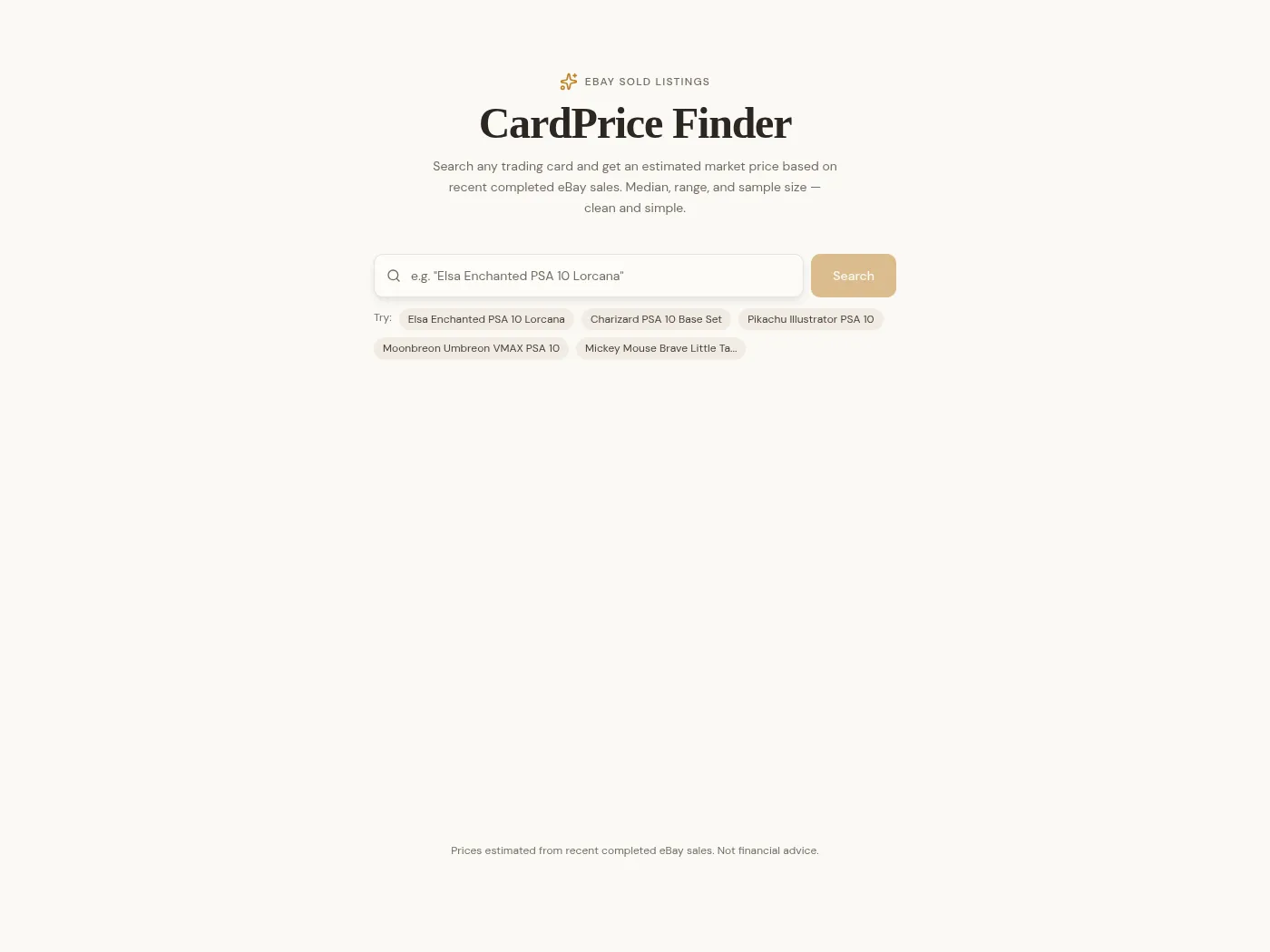 CardPrice Finder