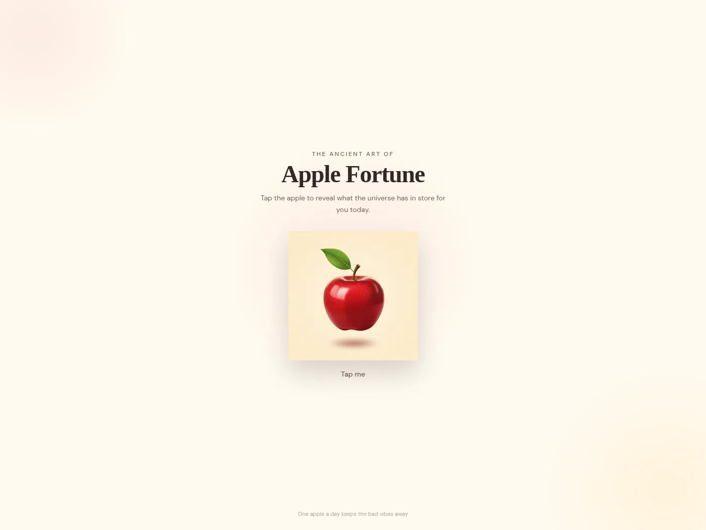 Apple Fortune Predictor