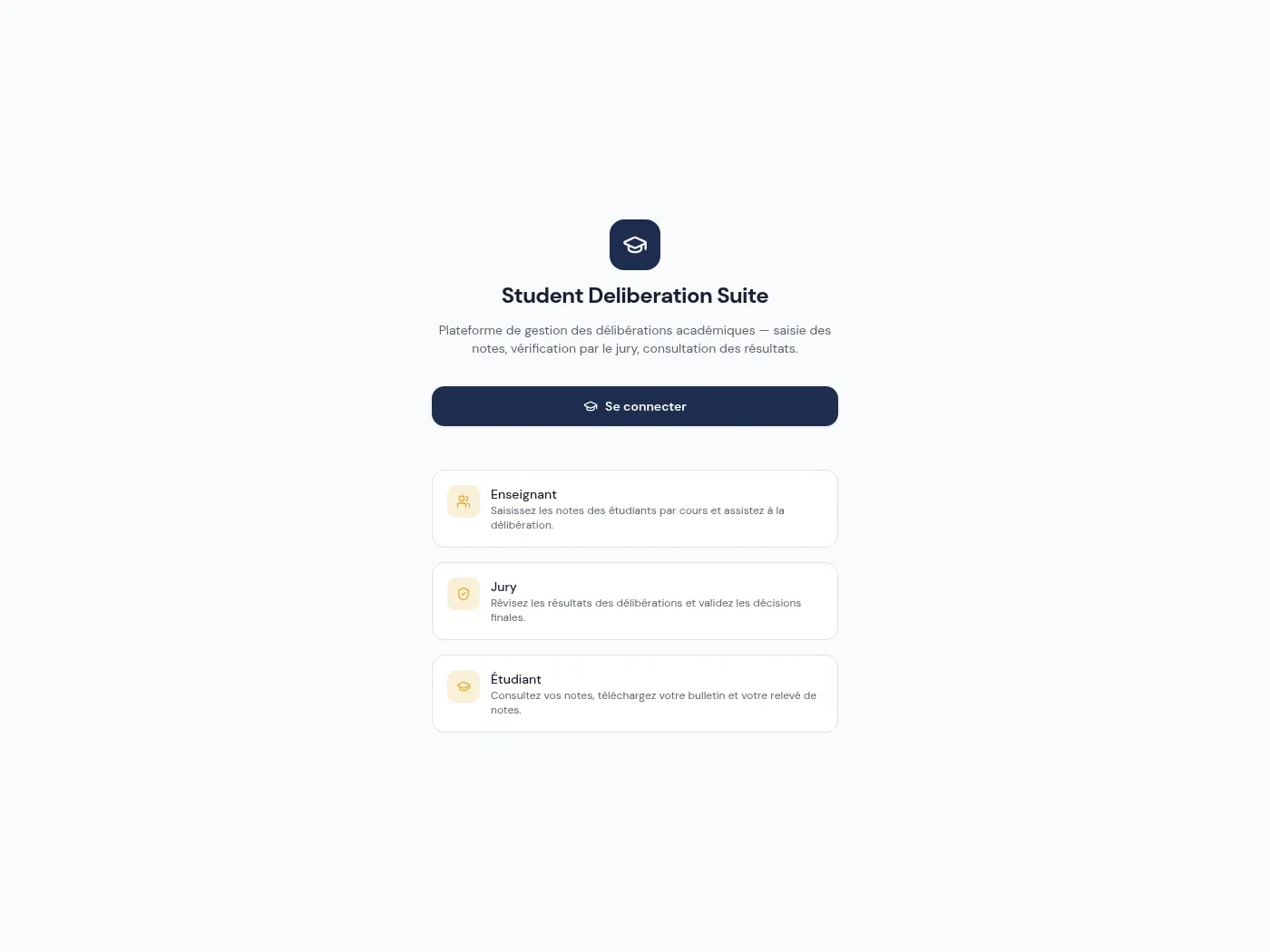 Student Deliberation Suite