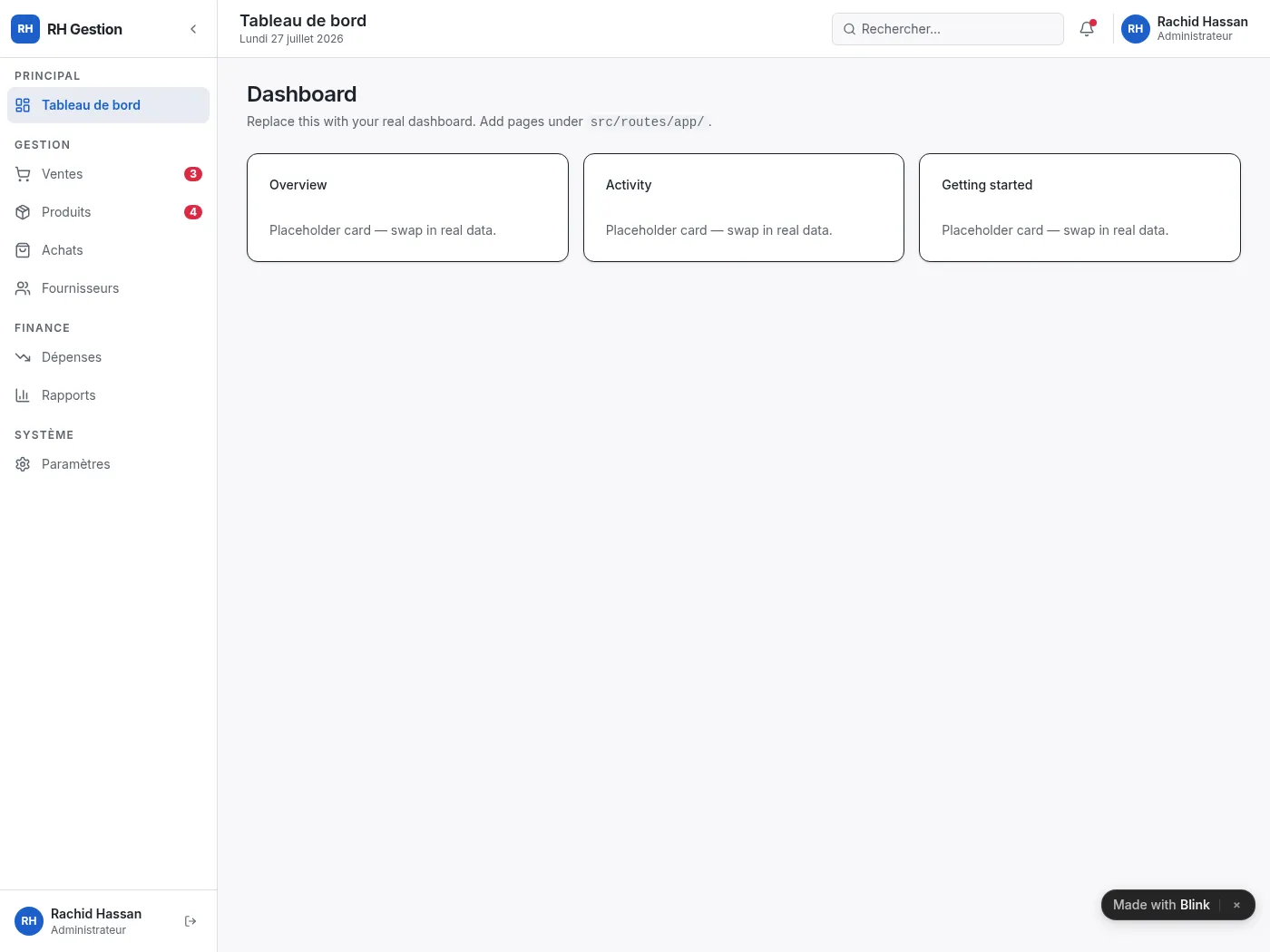 RH Gestion Portal
