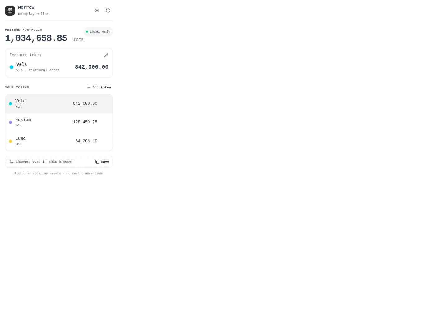 LARP Crypto Wallet