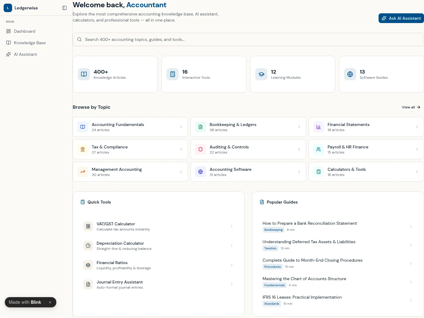 Ledgerwise AI Academy
