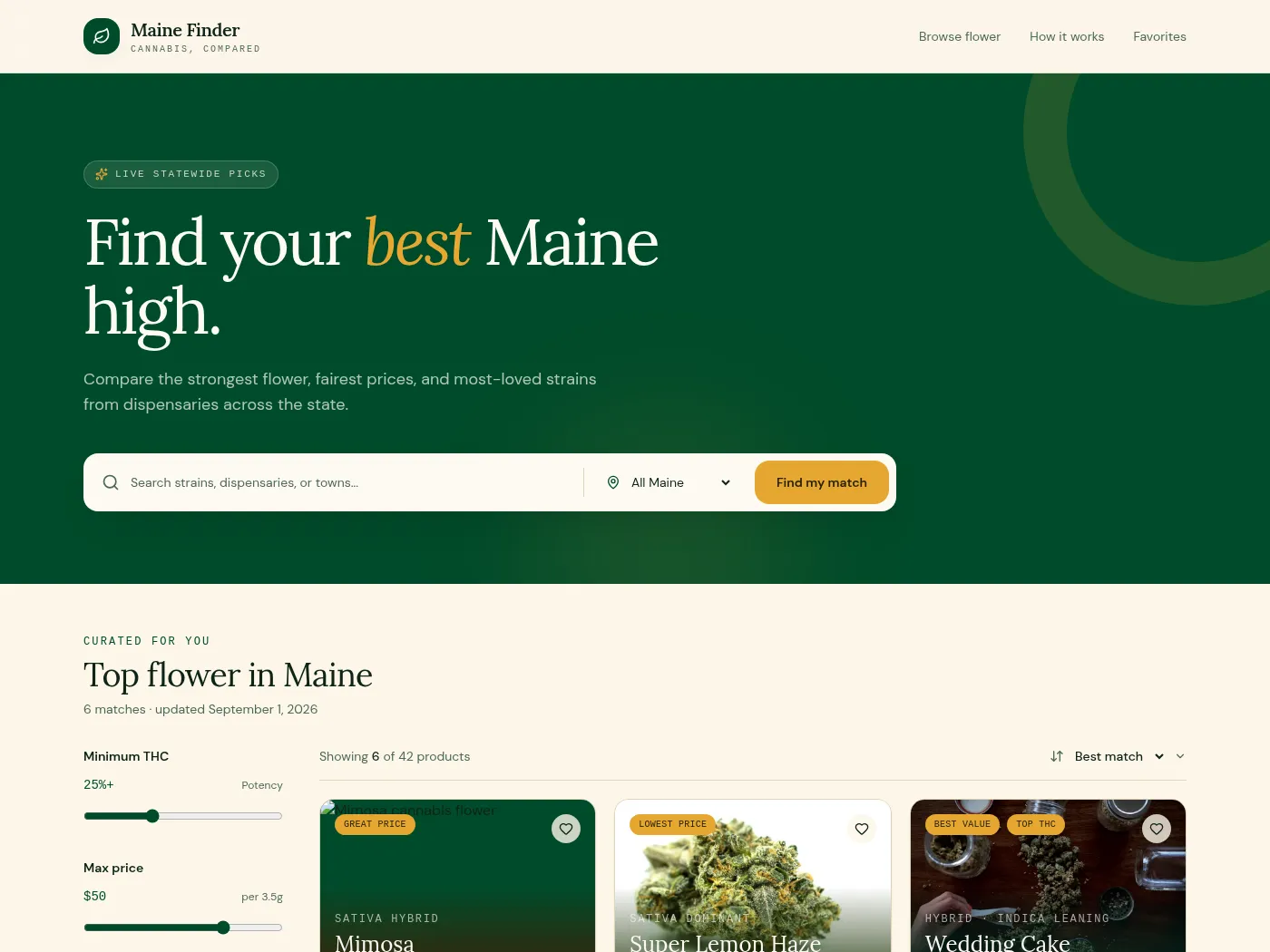 Maine Cannabis Finder