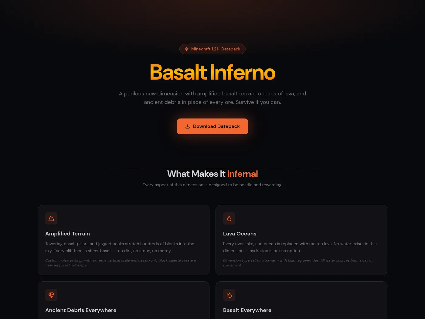 Basalt Inferno Dimension