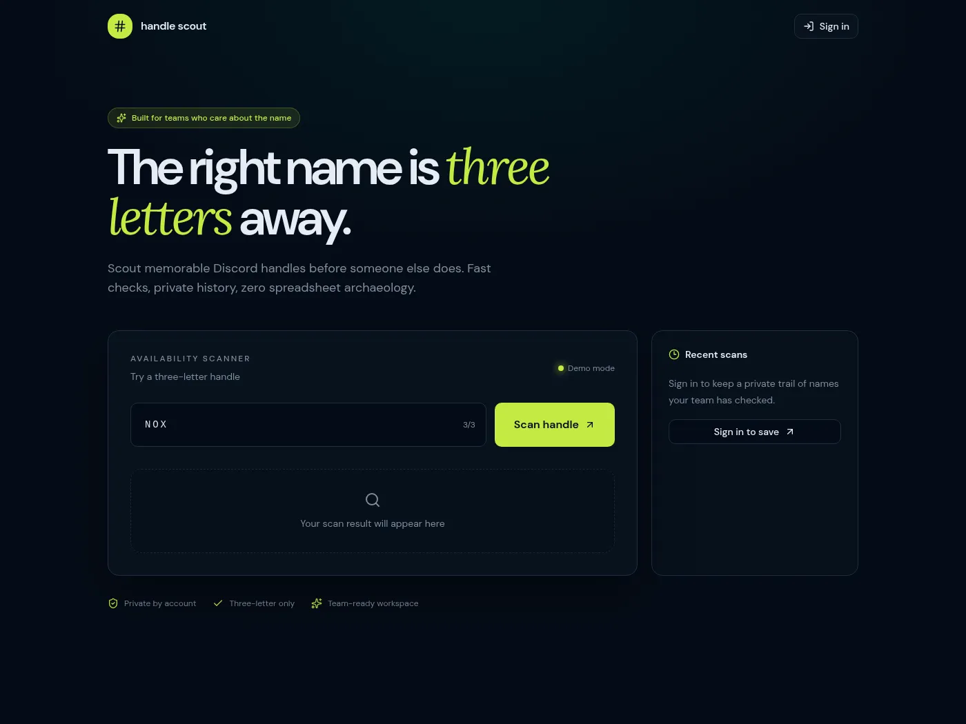 Discord Name Scanner