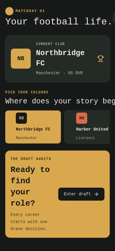 Football Life Simulator
