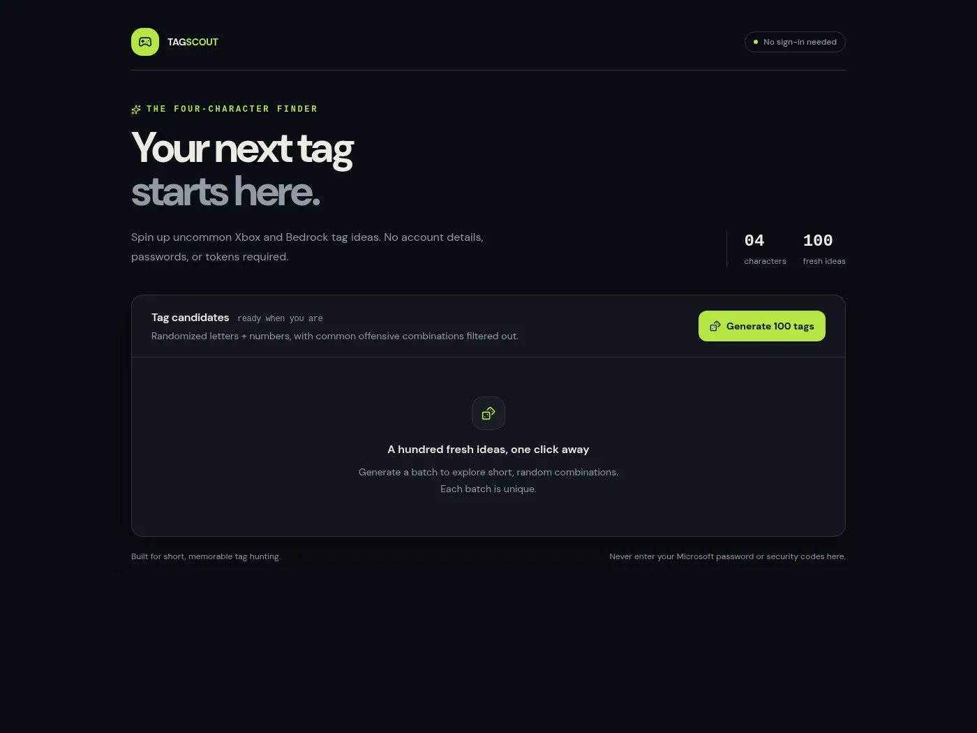 Gamertag Finder