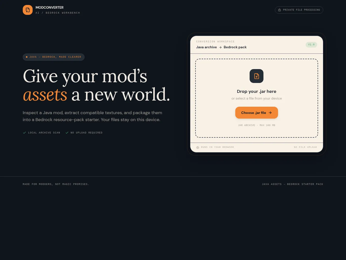 ModConverter AI