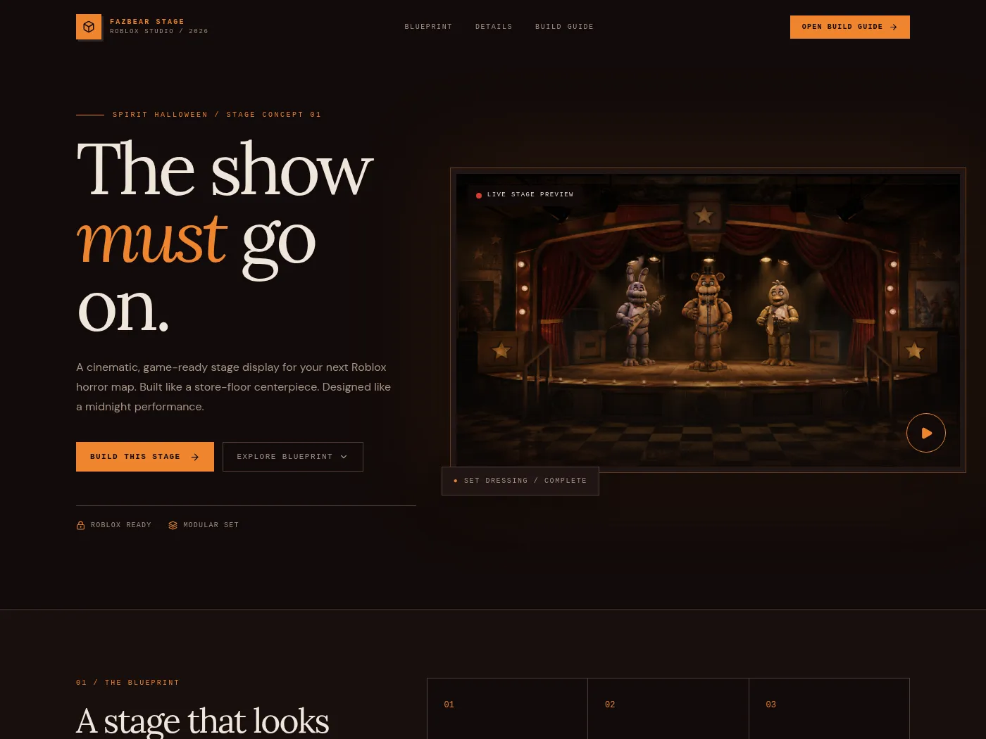 Fazbear Stage Display