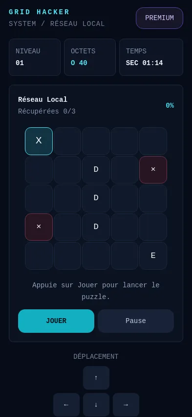 GRID HACKER: Mobile Puzzle