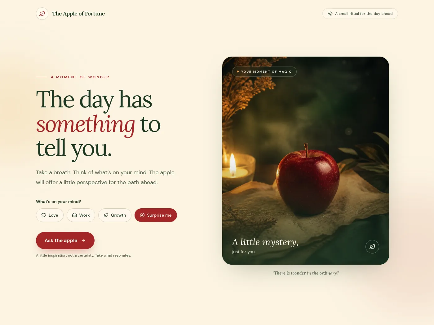 Fortune Apple Predictor