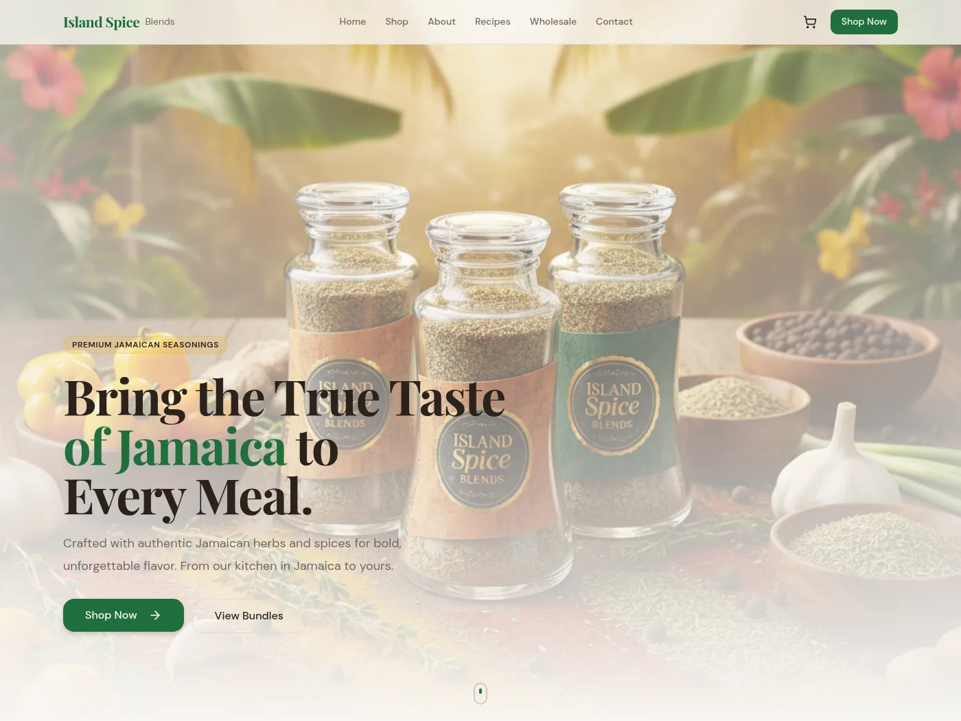Island Spice E-Commerce