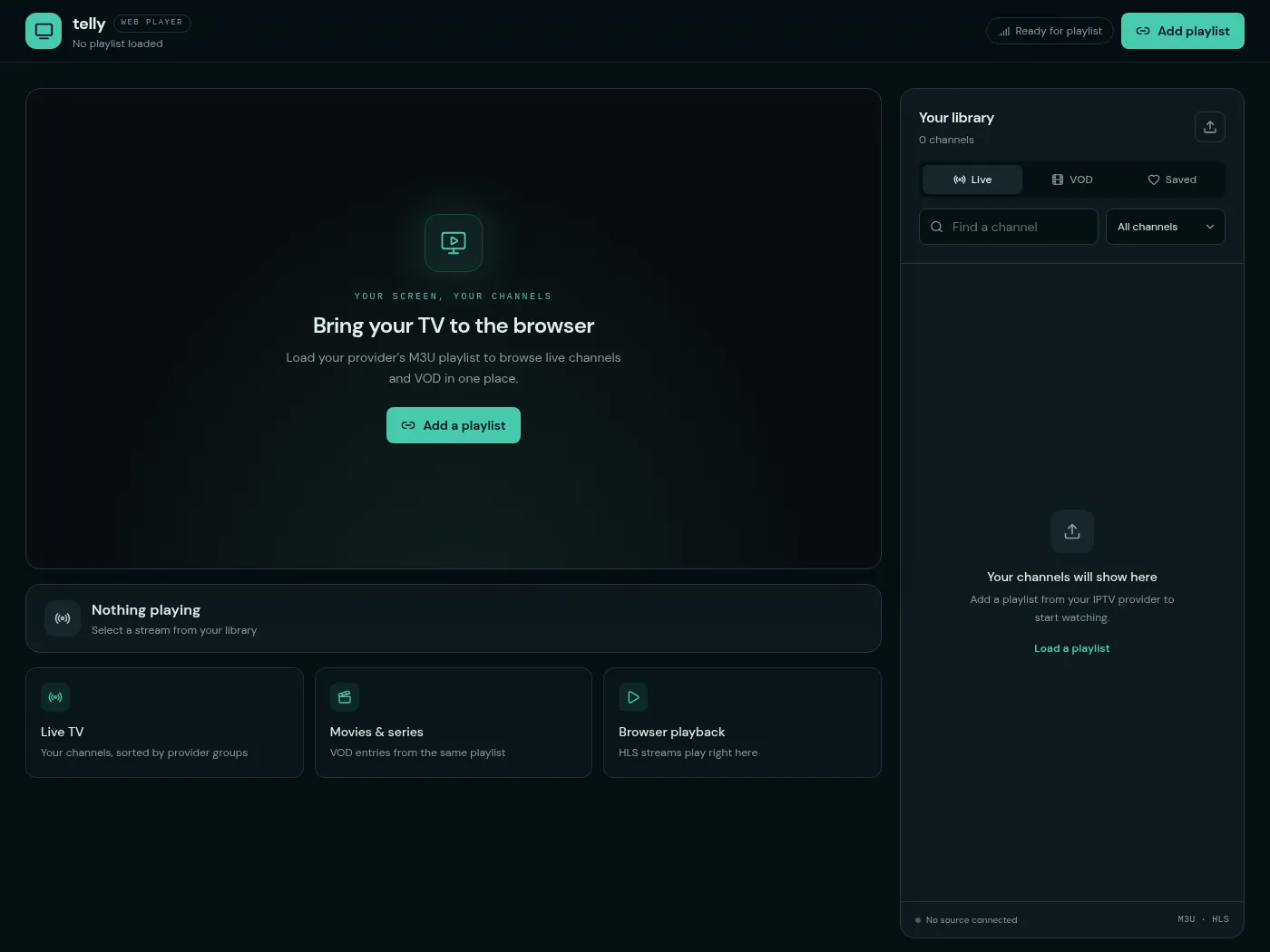 Web STBemu IPTV Player