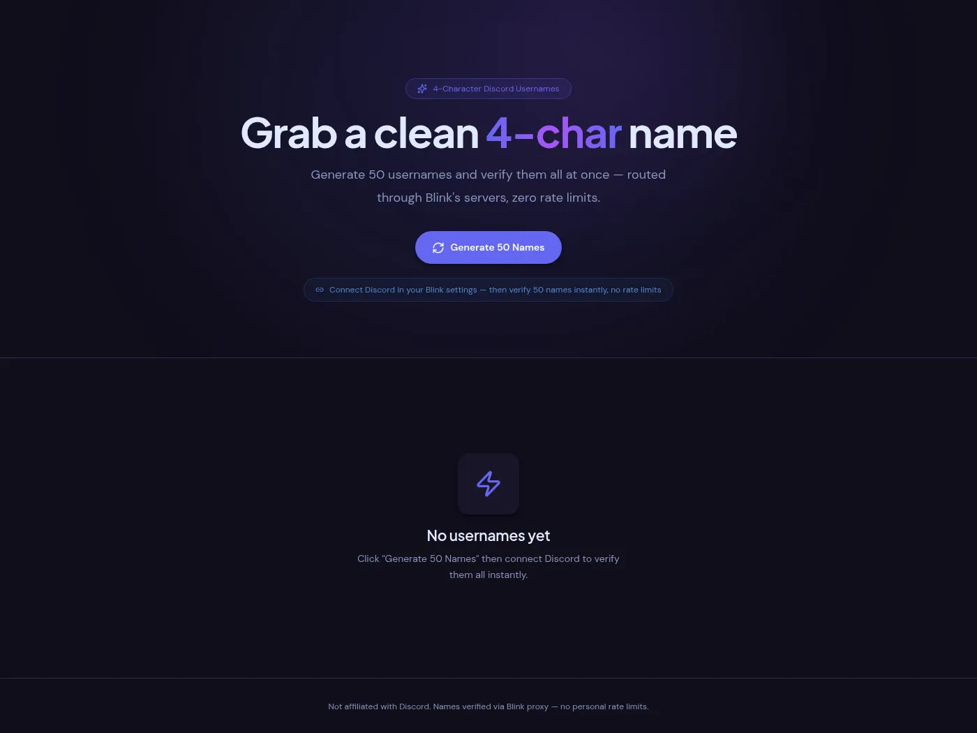 Discord Pseudo Generator