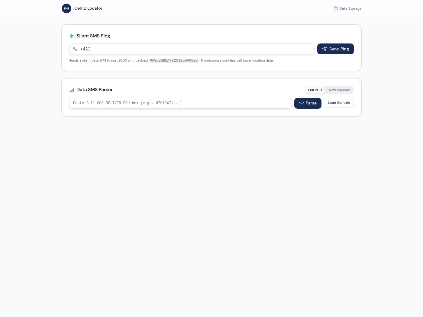 Cell ID Locator App