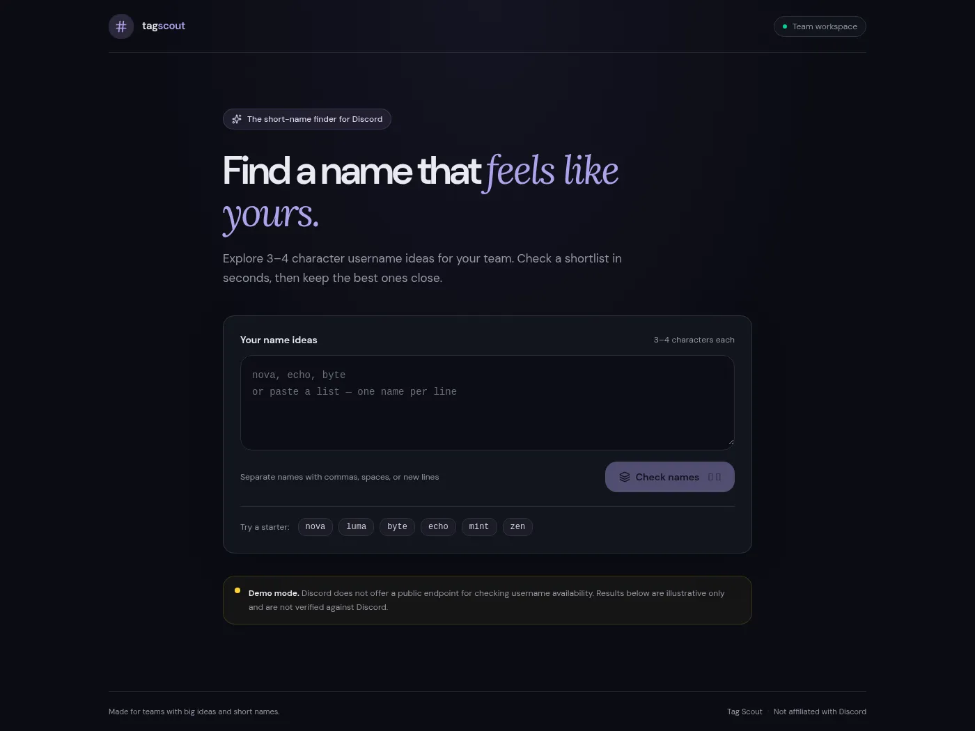 Discord Tag Checker