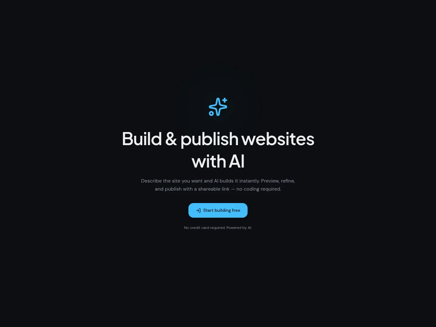 AI Sites Creator