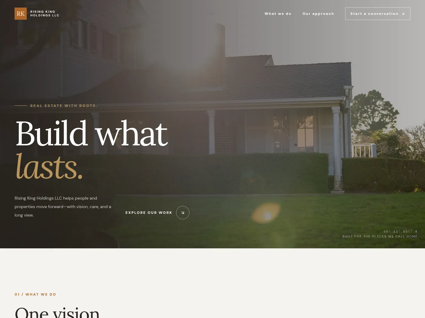 Rising King Realty Site