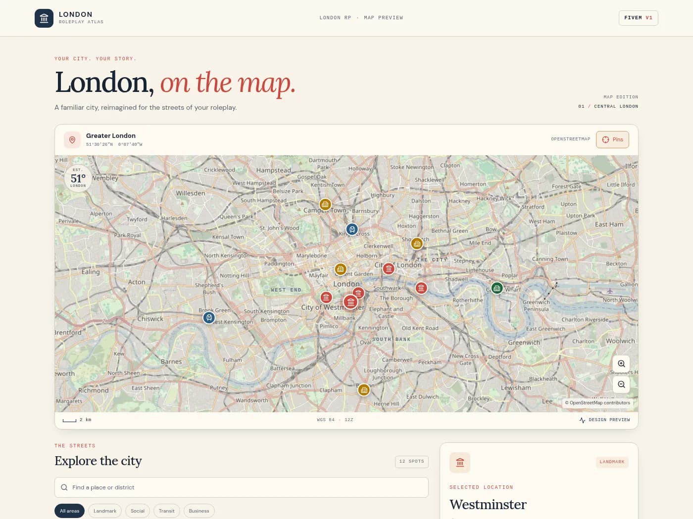 London FiveM Mini Map