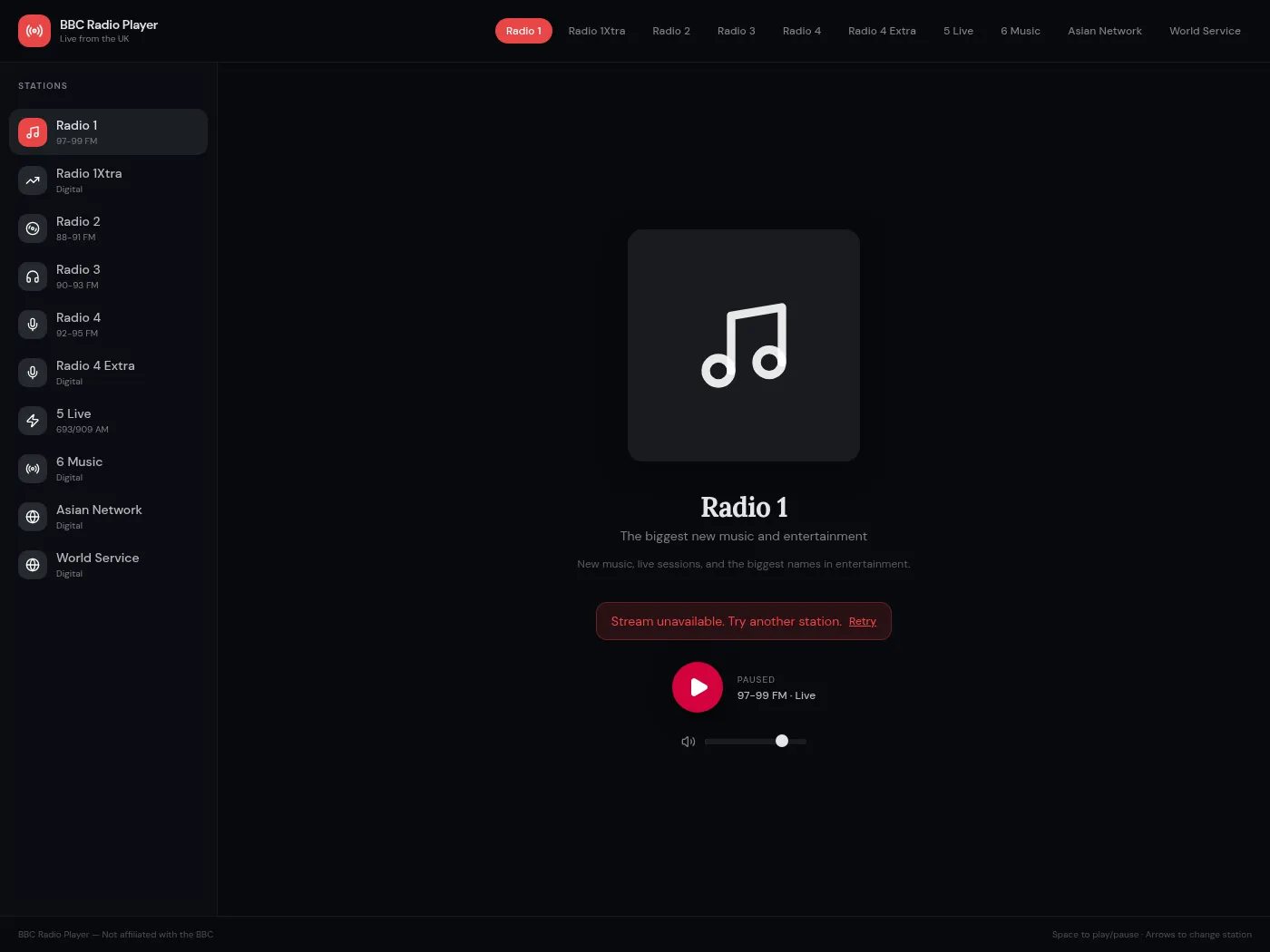 BBC Radio Player