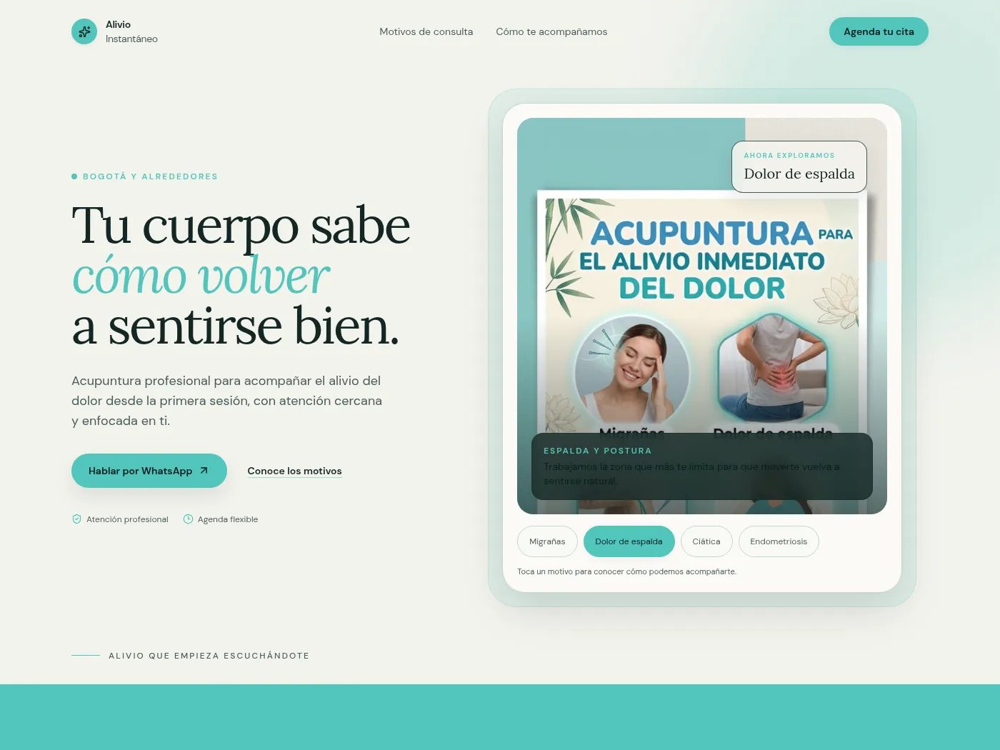 Alivio Instantáneo Acupuntura