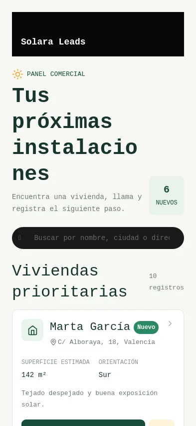 Solar Leads App