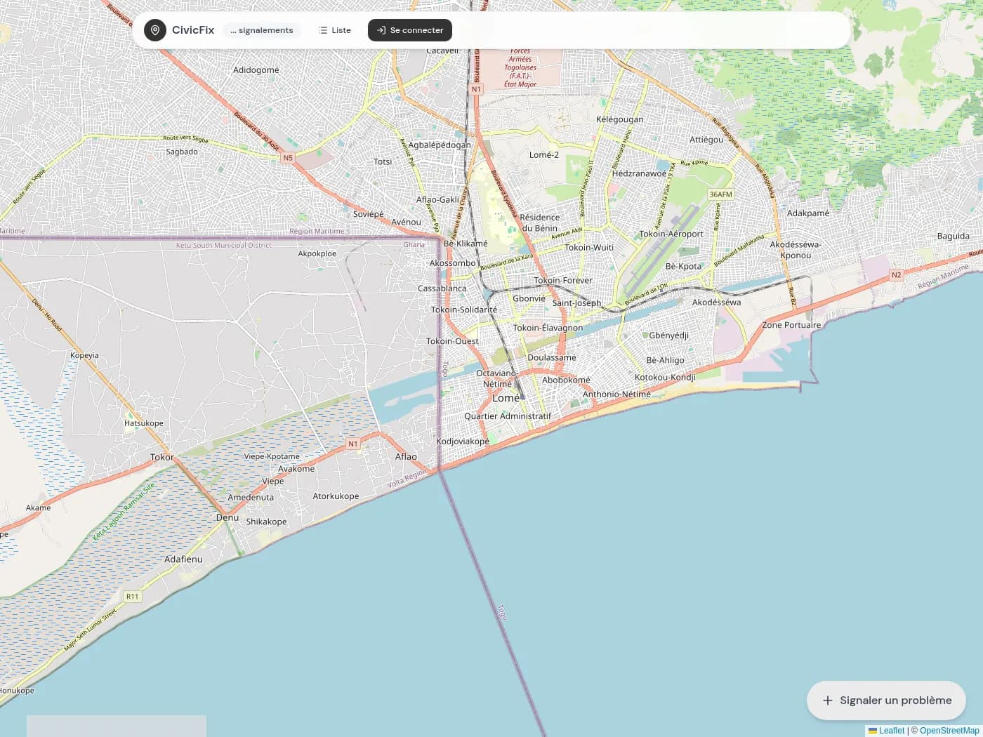 CivicFix Map Reporter