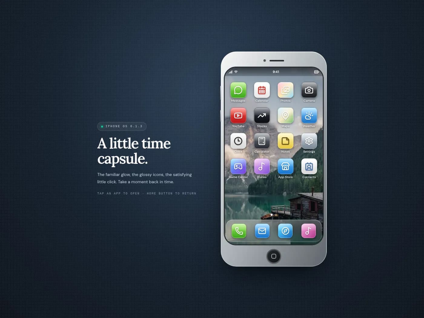 Retro iOS 6 Web