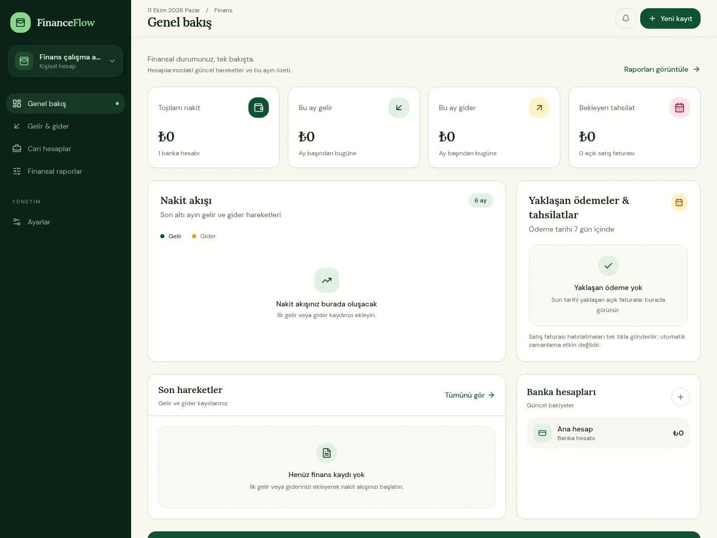 FinanceFlow Manager