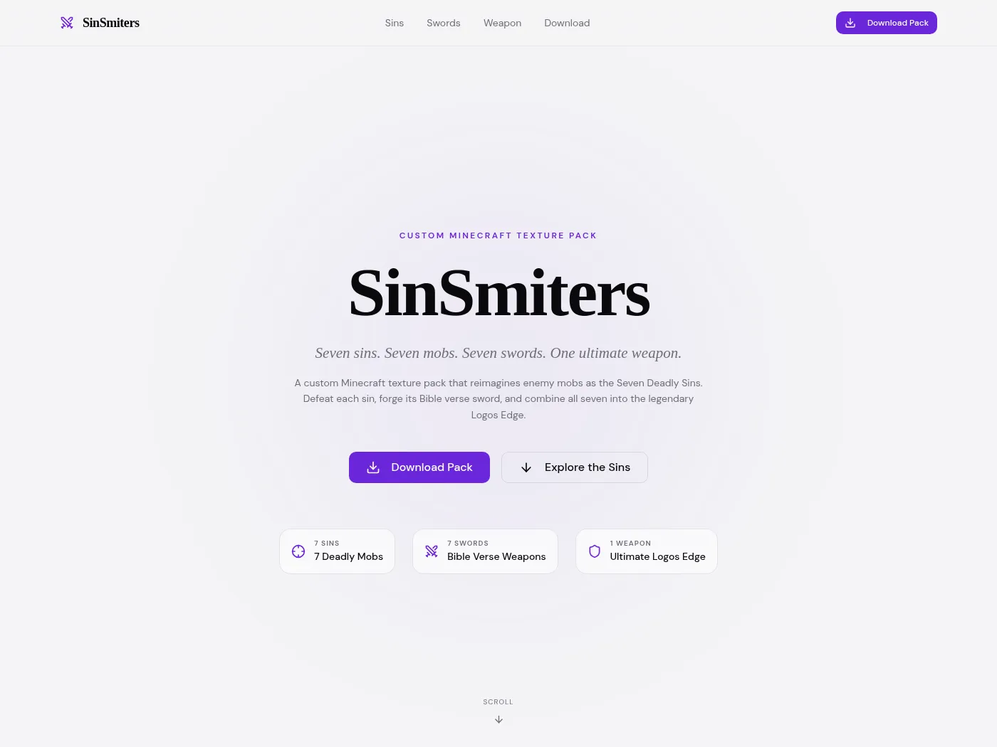 SinSmiters Minecraft Pack