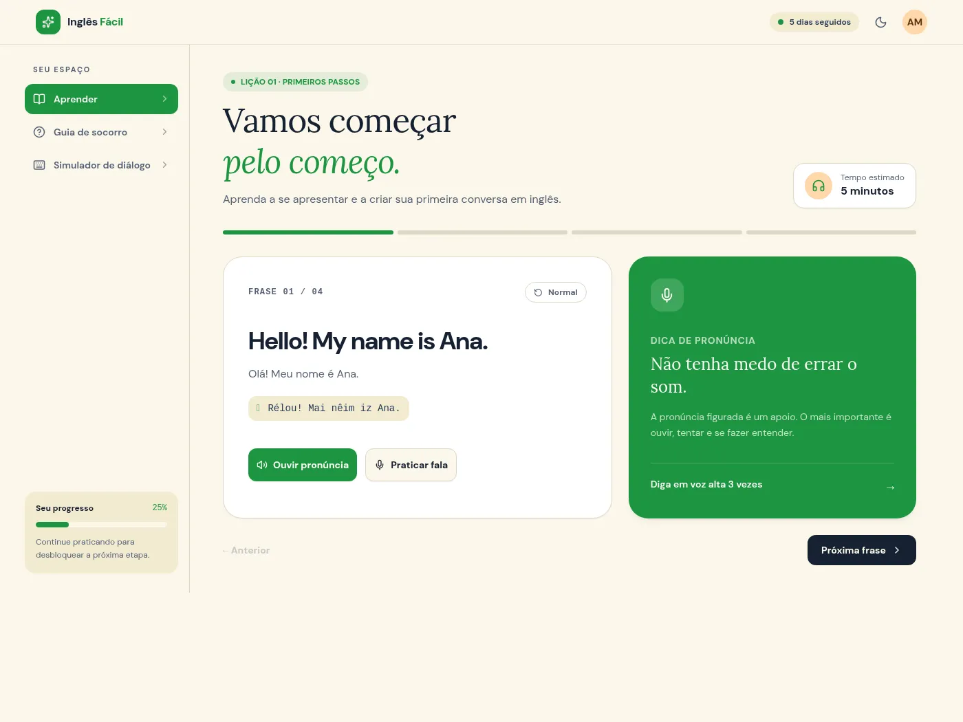 Inglês Fácil A1 Web
