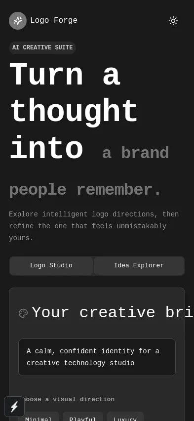 AI Logo Forge