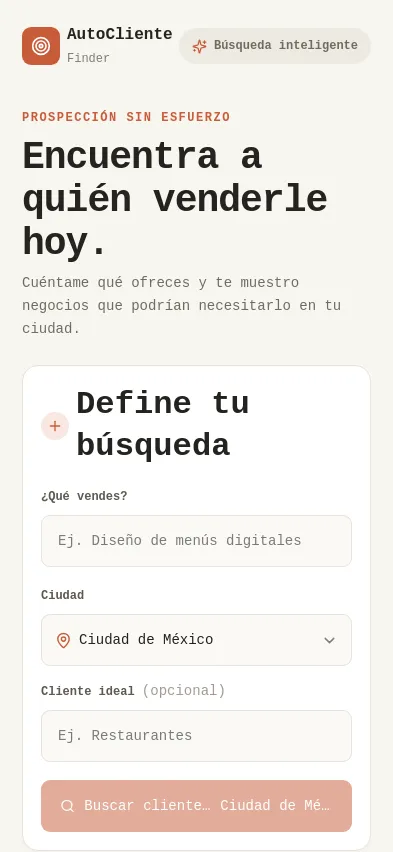 AutoCliente Finder