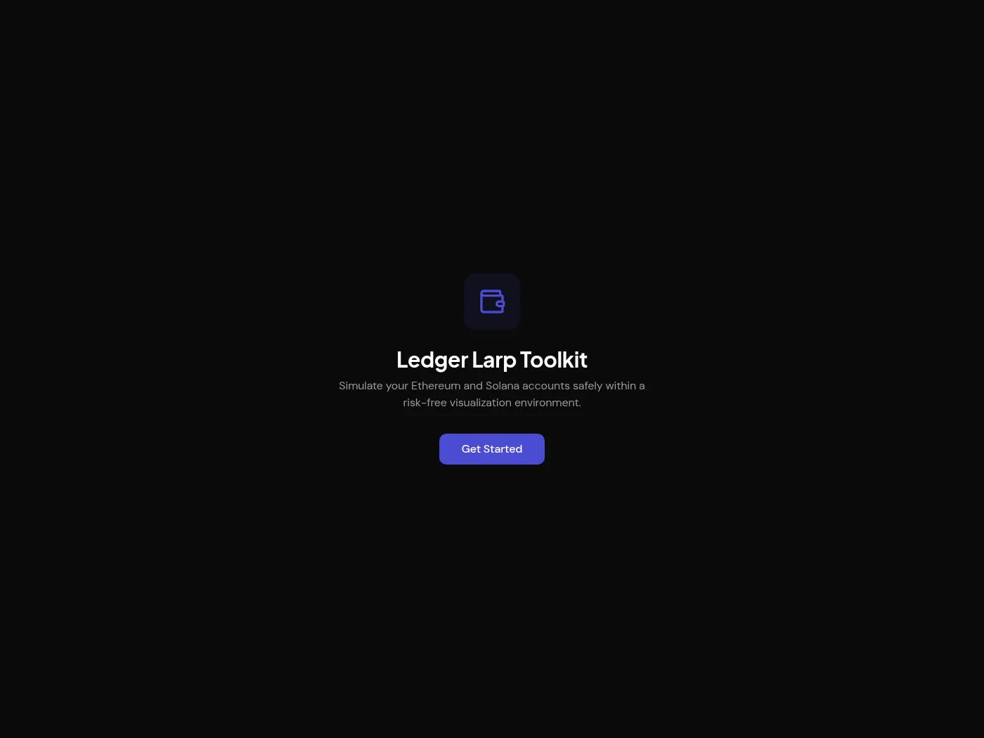 Ledger Larp Toolkit