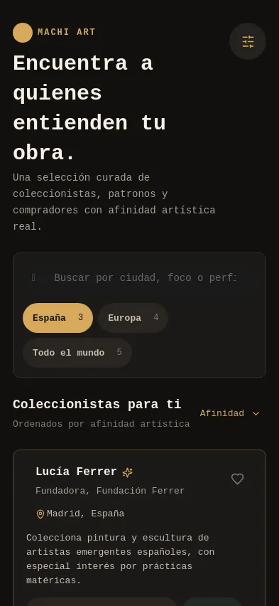 Machi Art Collector Finder