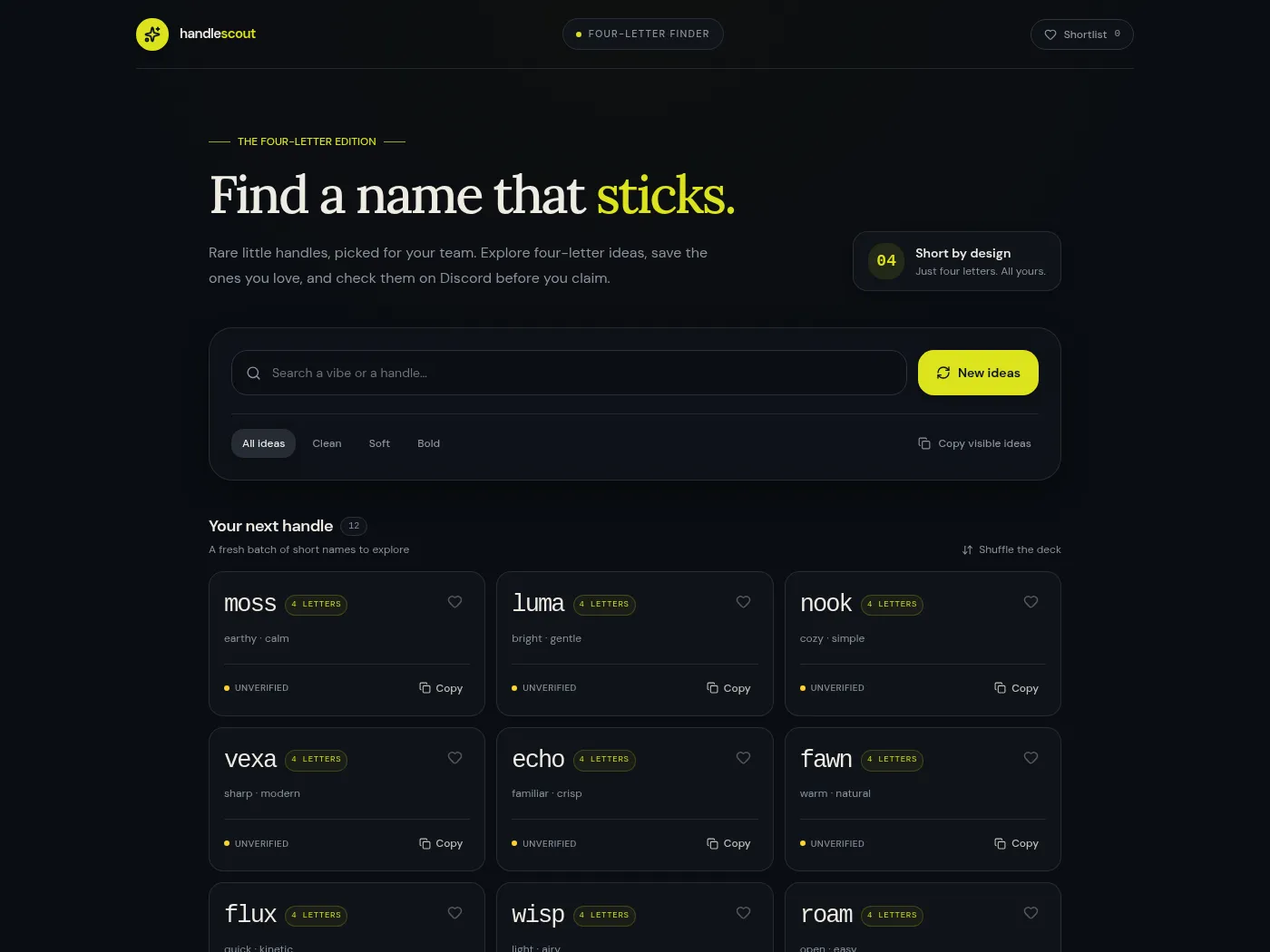 Discord Handle Finder