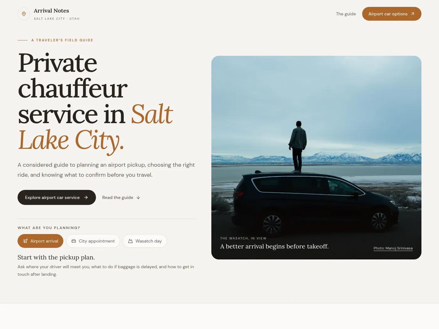 Salt Lake Chauffeur Hub