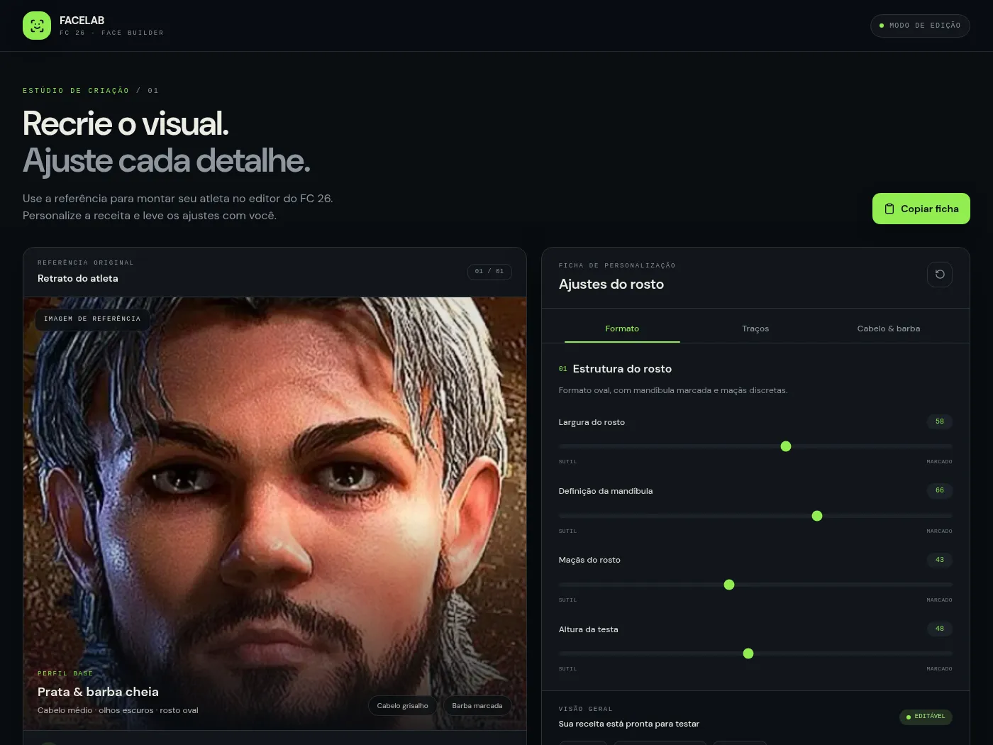 Face Recreation FC 26
