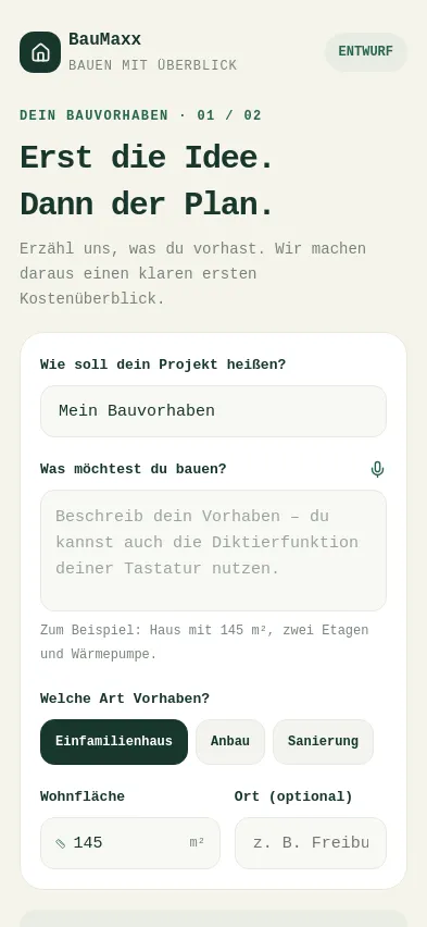 BauMaxx Builder App