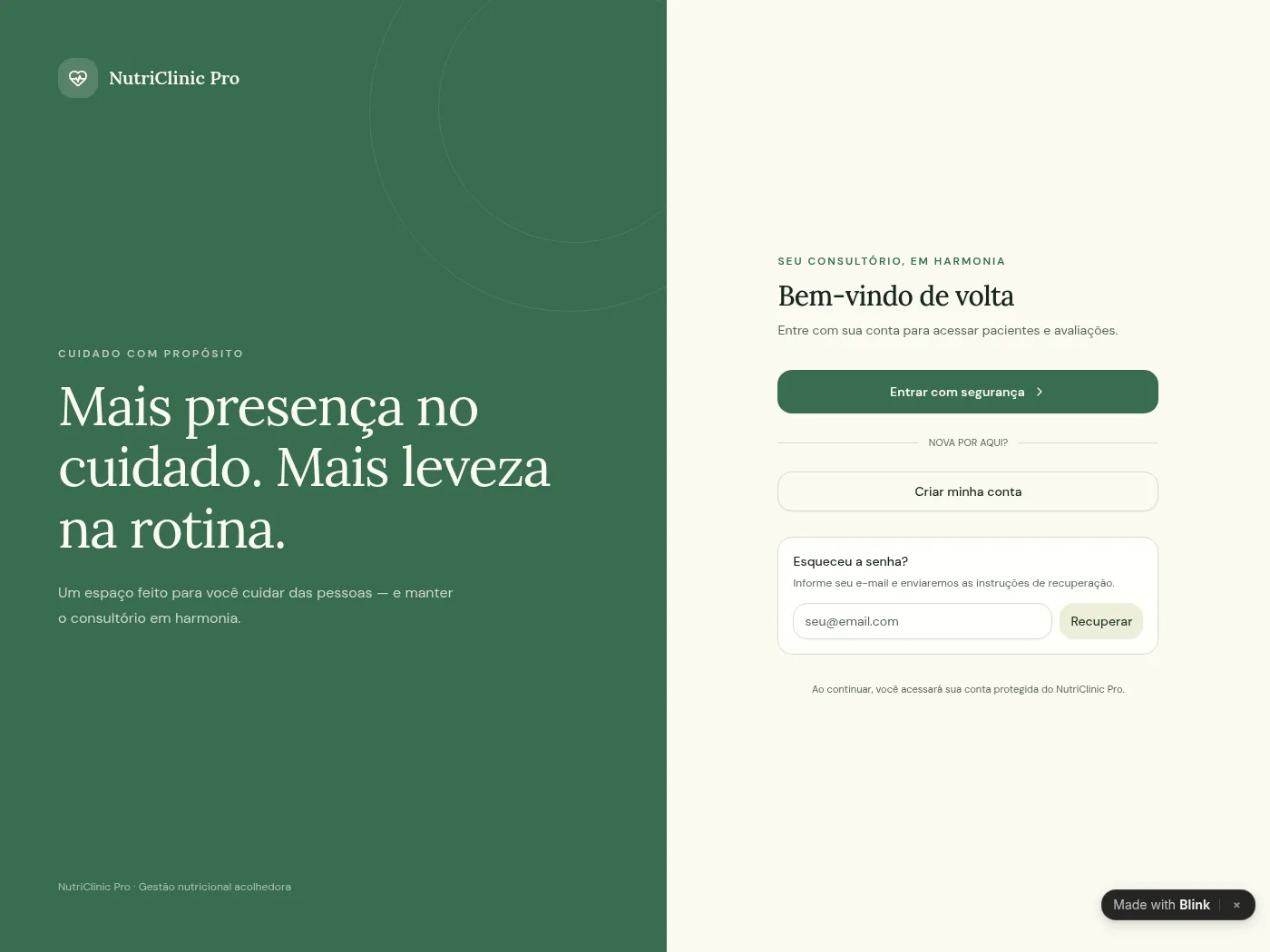 NutriClinic Pro Platform