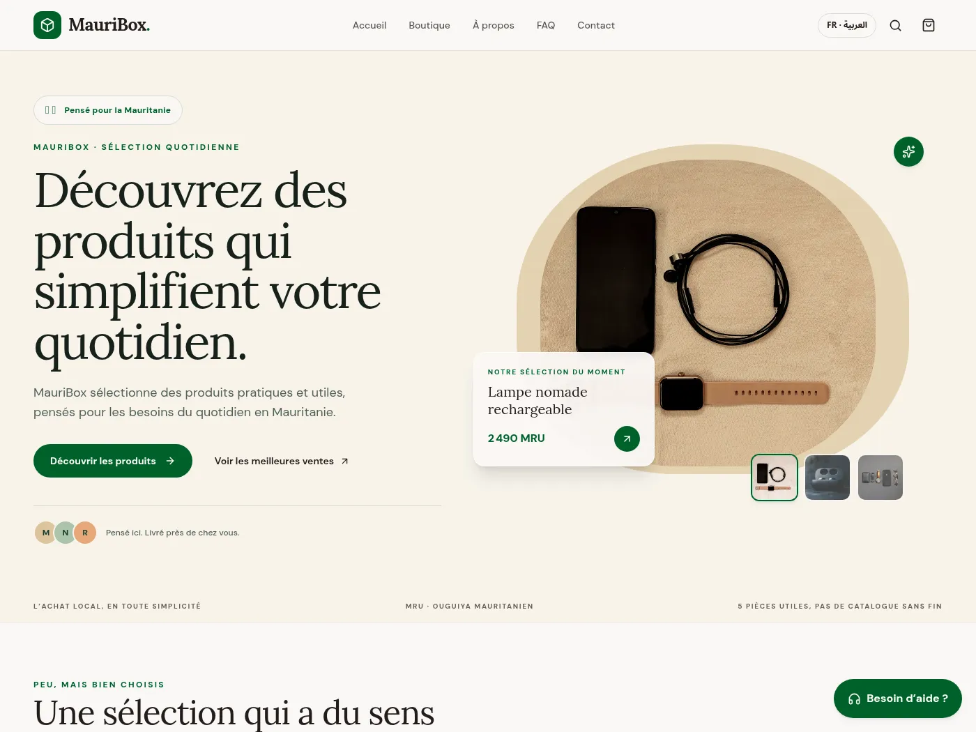 MauriBox E-Commerce Website