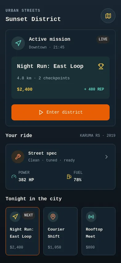 Urban Streets Racer