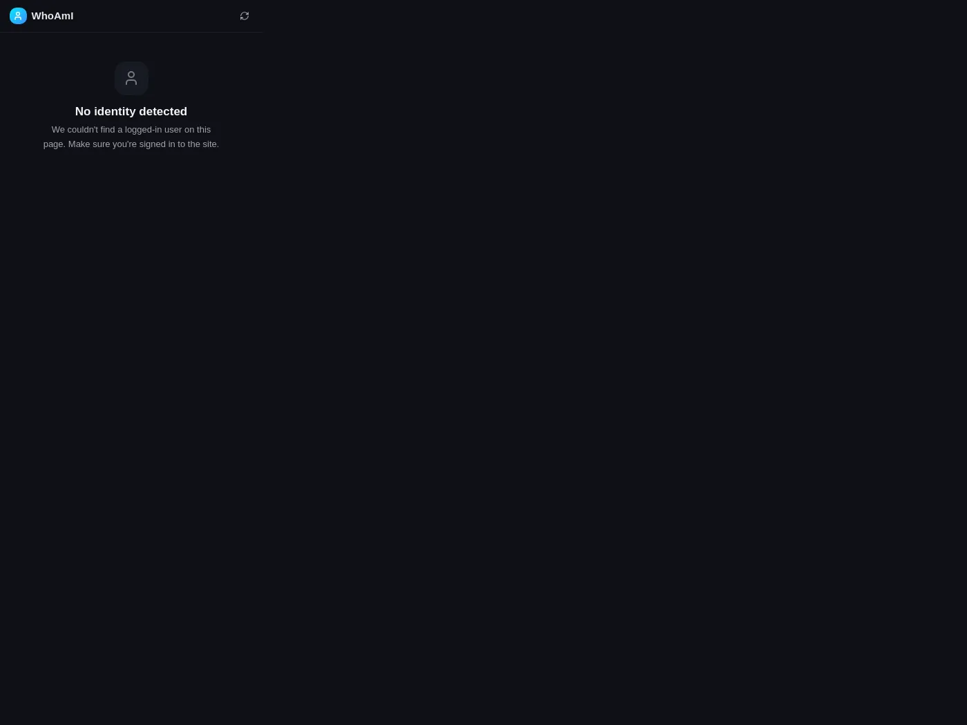 WhoAmI Extension