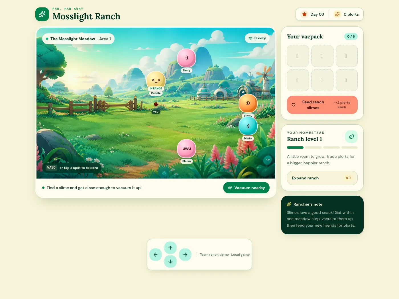 Slime Ranch Web Quest