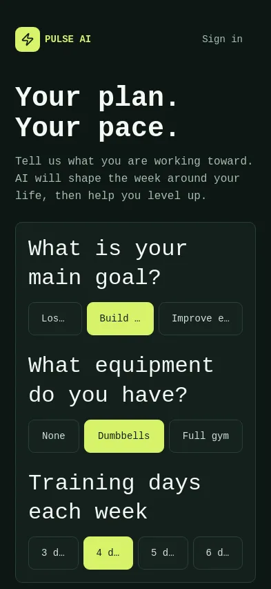 AI Workout Coach