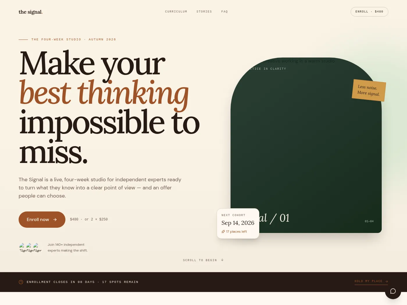 PrimeCourse Launch Page