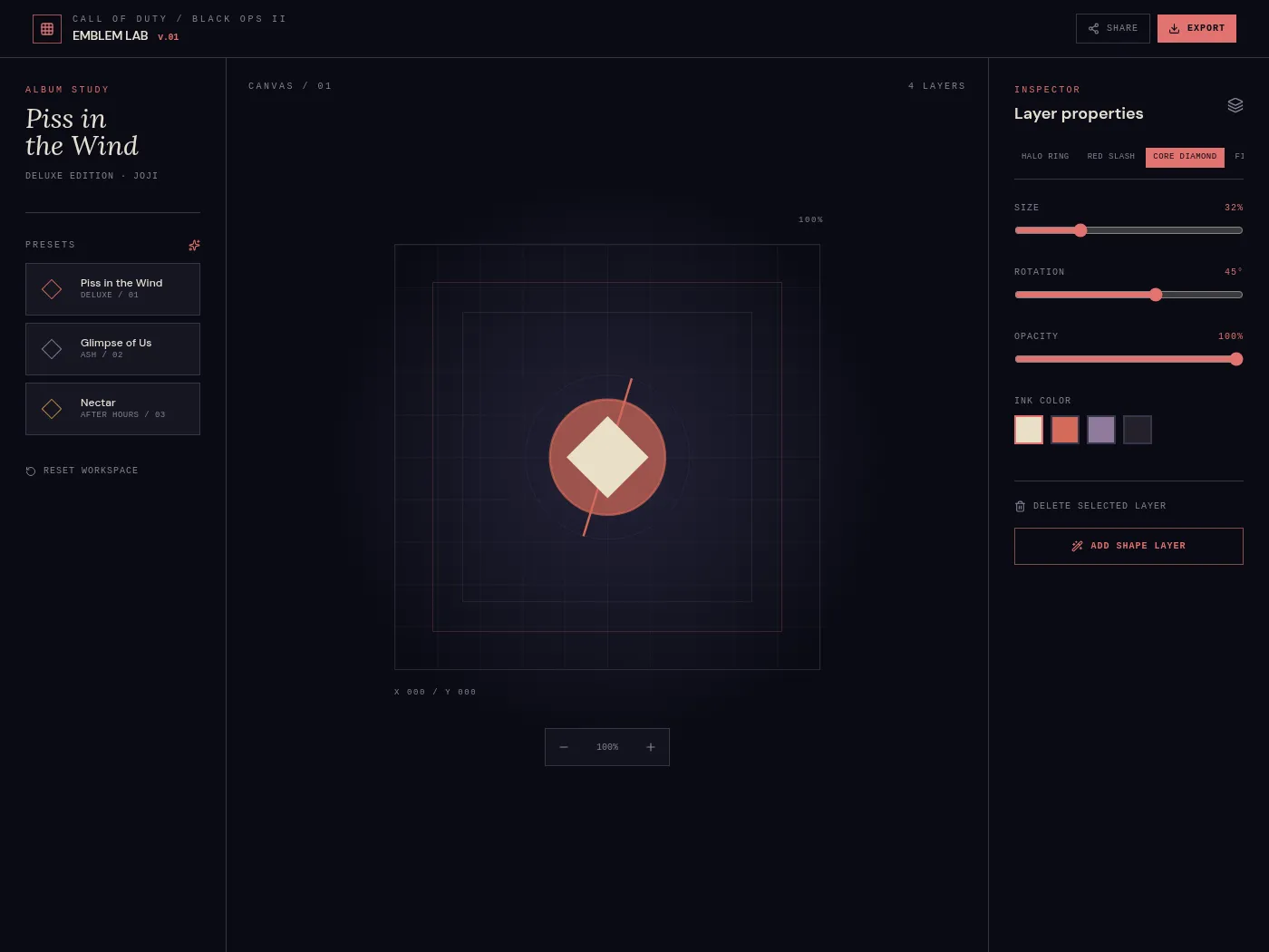 BO2 Emblem Album Creator