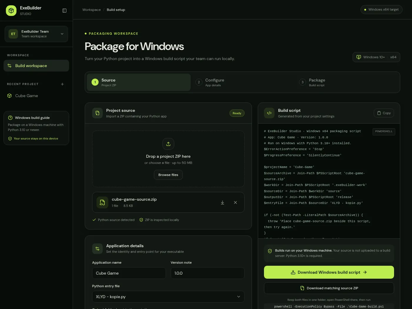 ExeBuilder Studio